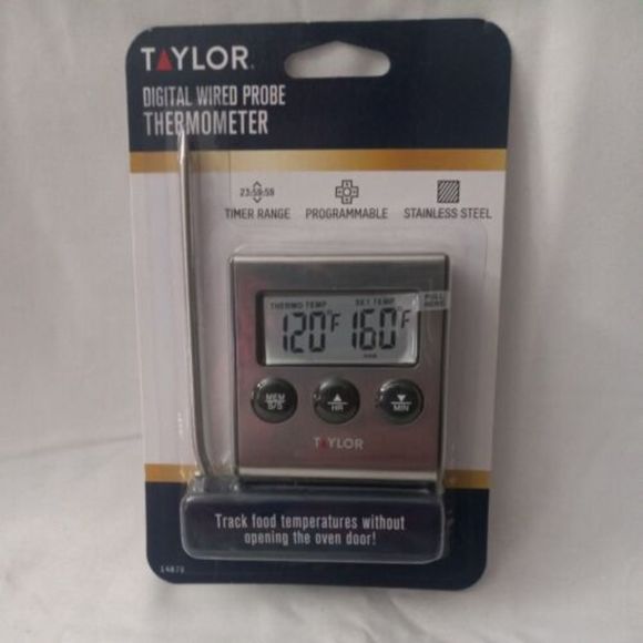 Taylor | Kitchen | Taylorprogrammable Long Wired Digital Probe ...